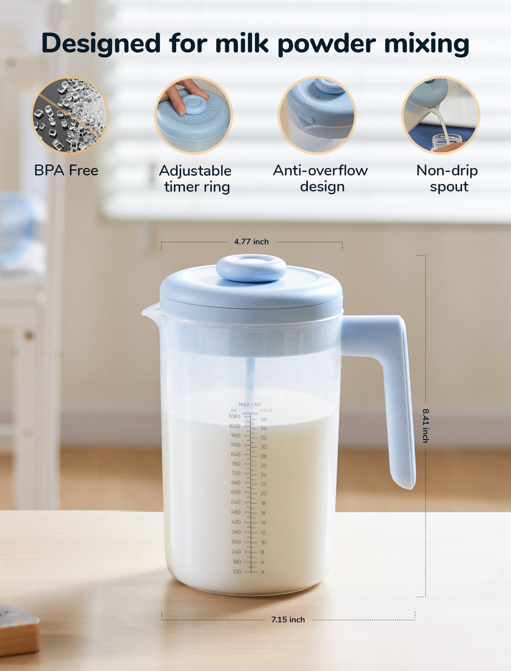 Electric Baby Formula Mixer